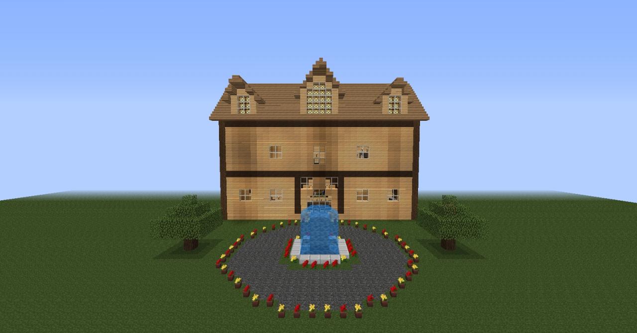 Creeper House Minecraft Map