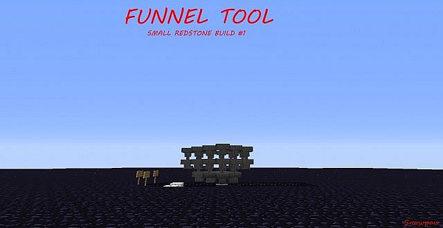 Funnel Tool-Small Redstone Build #1 Minecraft Map