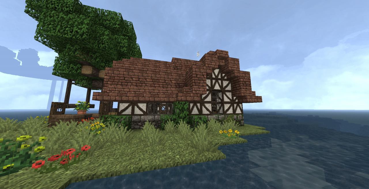 Fantasy Island Cottage. Minecraft Map
