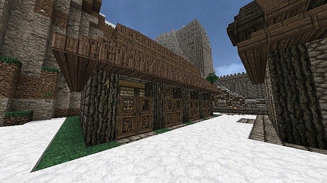 Nordic Viking village Minecraft Map