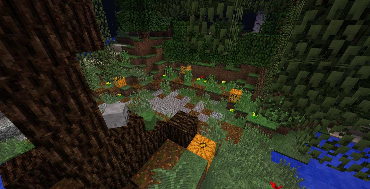 Spooky Witch House w/ Custom Tree Minecraft Map