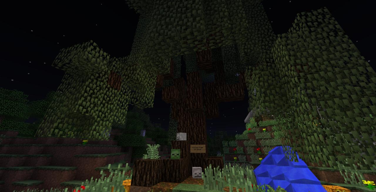 Spooky Witch House w/ Custom Tree Minecraft Map