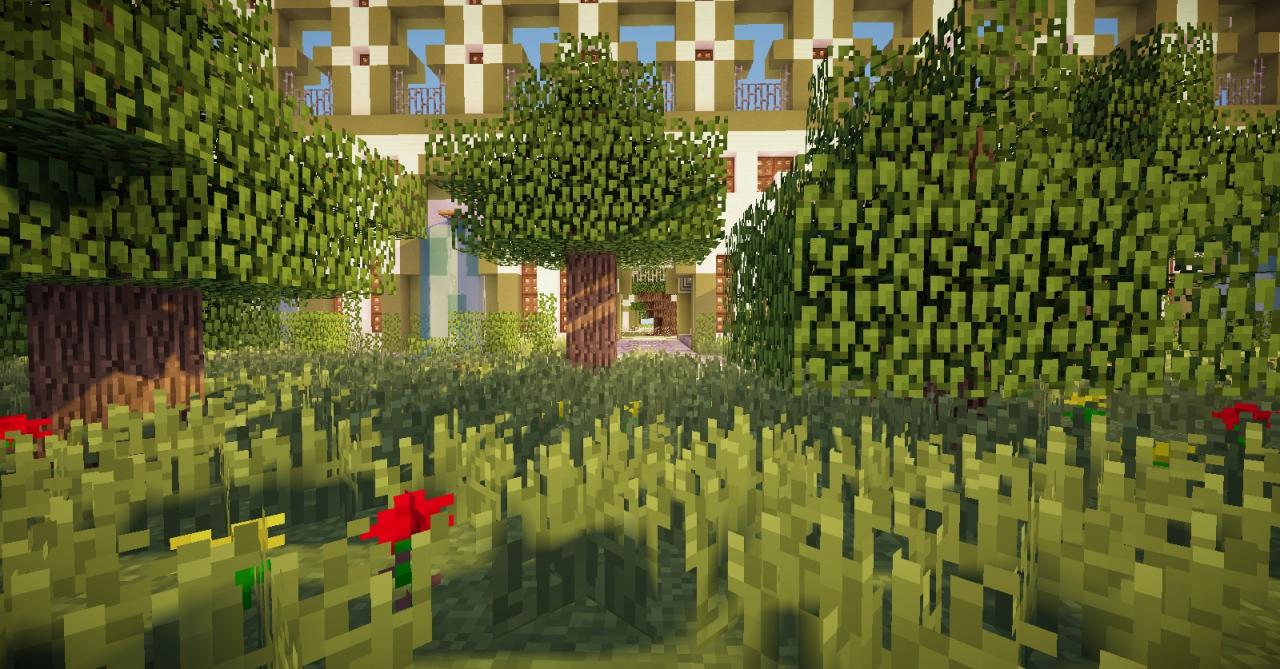 Nature themed server spawn Minecraft Map