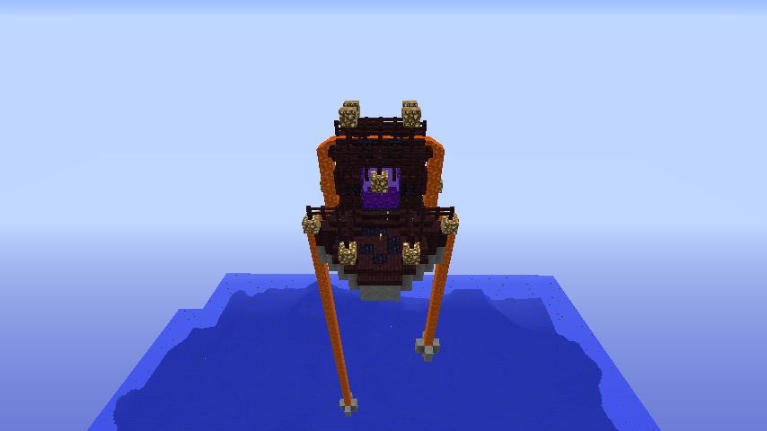 Nether Portal floating island Minecraft Map
