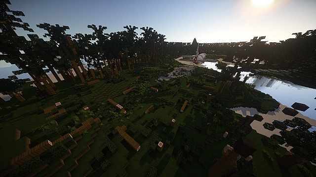 The most realistic crash plane - Paradise Island Minecraft Map