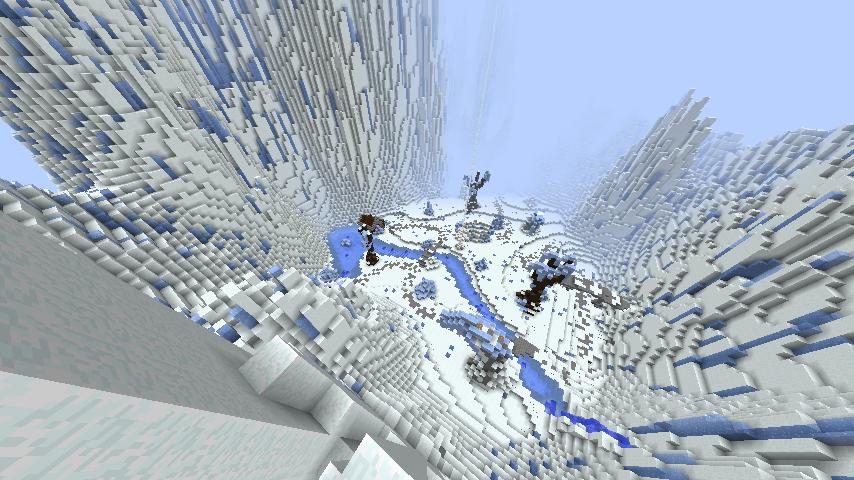 Snow/Ice themed PvP arena + DOWNLOAD Minecraft Map