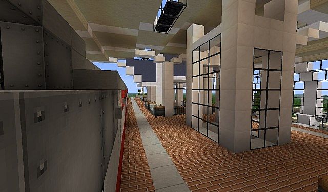 Small Modern Train Station Minecraft Project