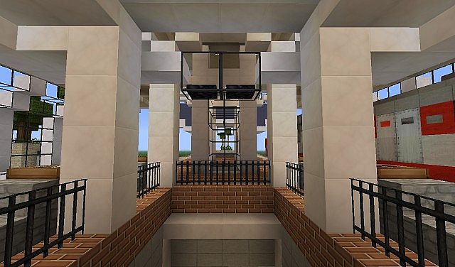 Small Modern Train Station Minecraft Project