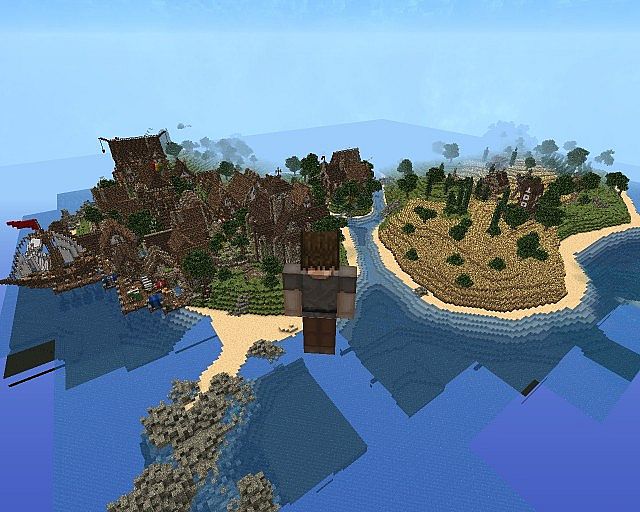 medieval island Minecraft Map