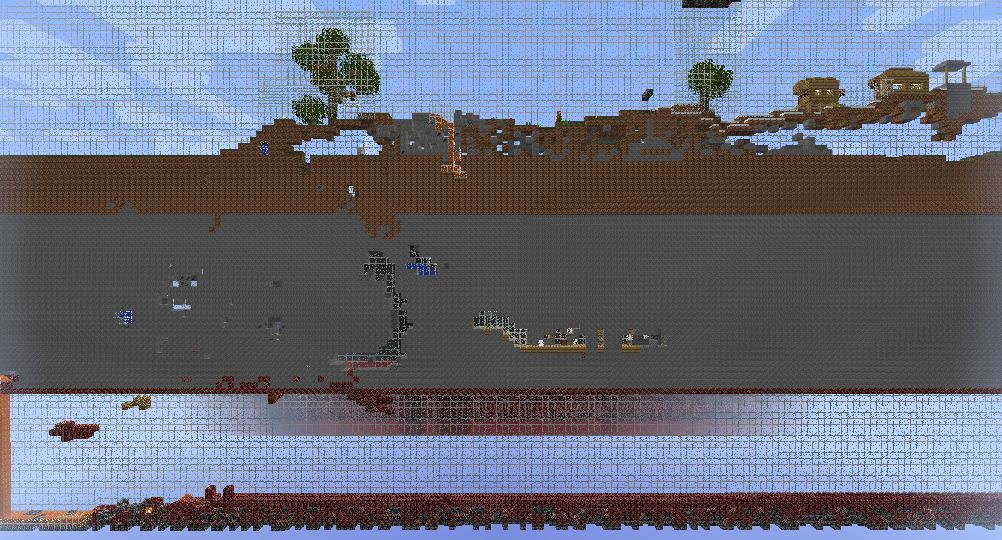 SideCraft (Side-scrolling Minecraft) v0.3.9.1 Minecraft Map