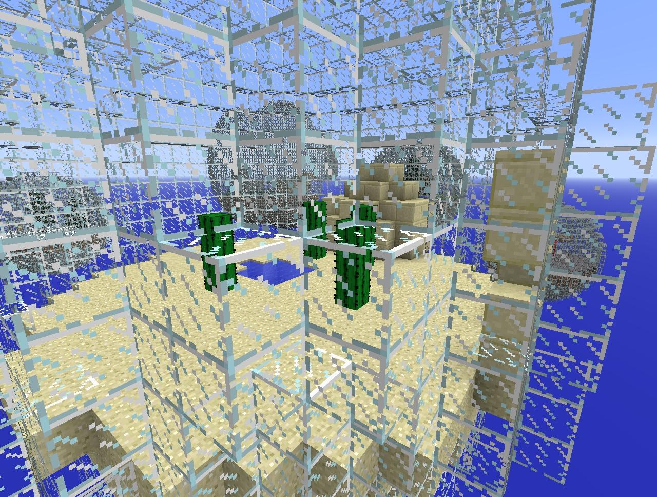 Glass sphere survival (minecraft 1.8.X) Minecraft Map
