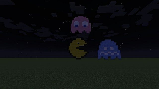 pacman & ghosts Minecraft Map