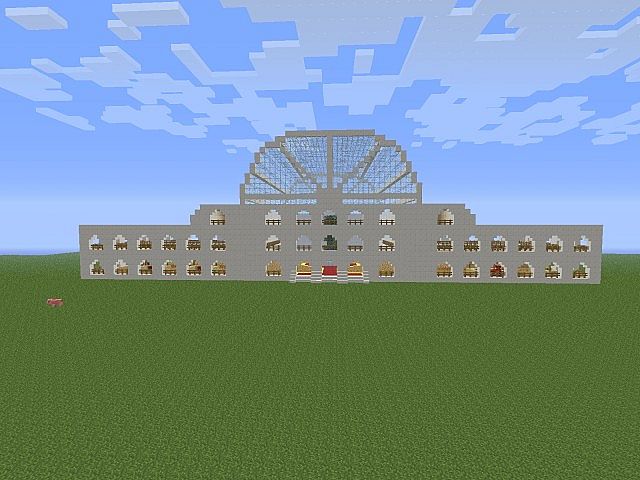 Big Glass Building Minecraft Project