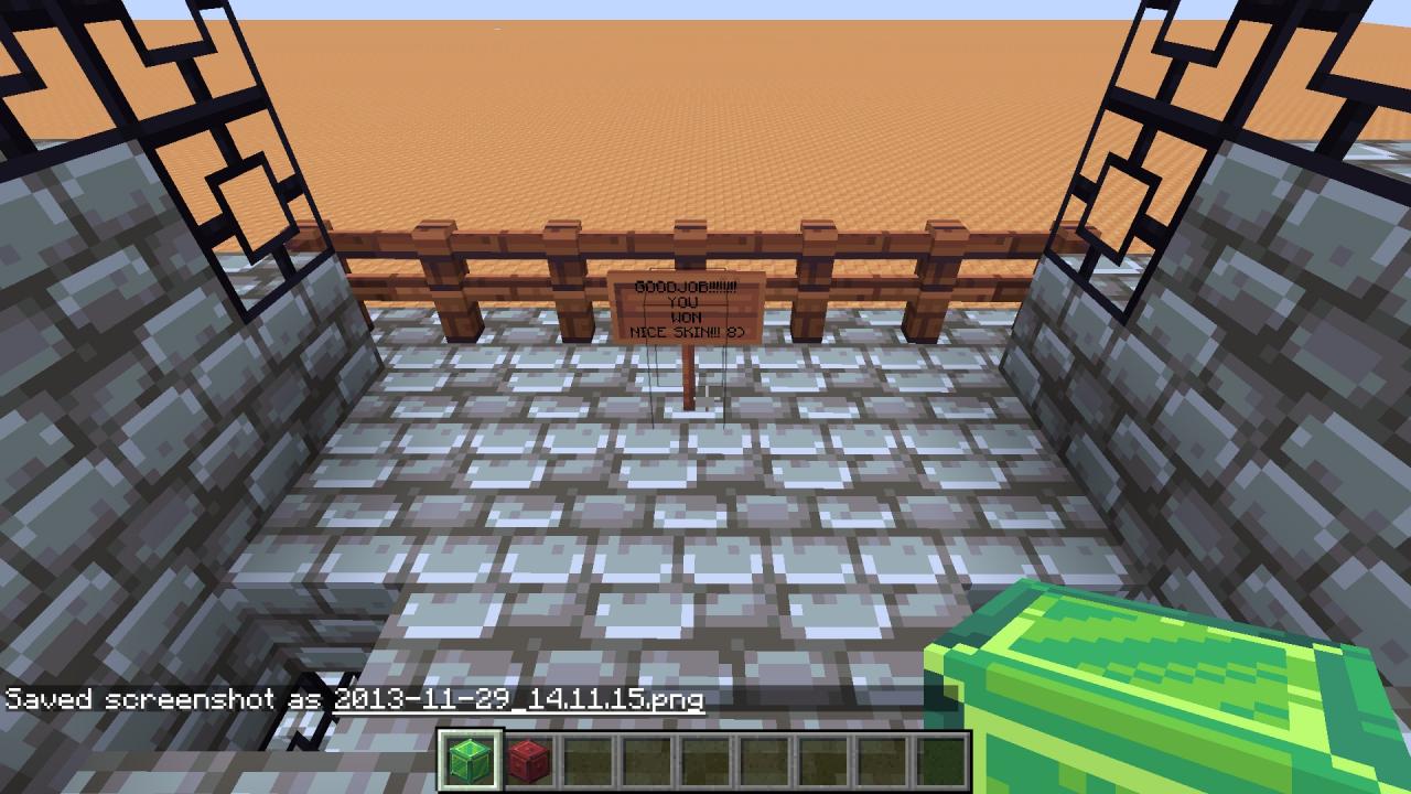 Amazing Skin Contest Booth Minecraft Map