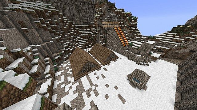 Nordic Viking village Minecraft Map