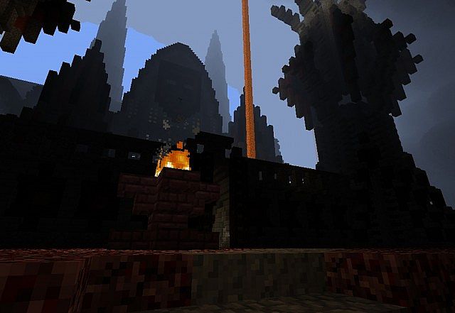 Epic Nether castle Minecraft Map