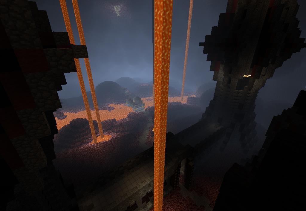 Epic Nether castle Minecraft Map