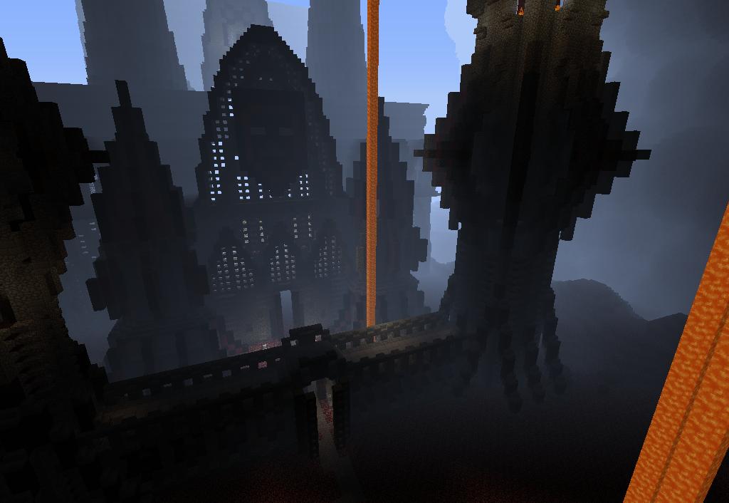 Epic Nether castle Minecraft Map