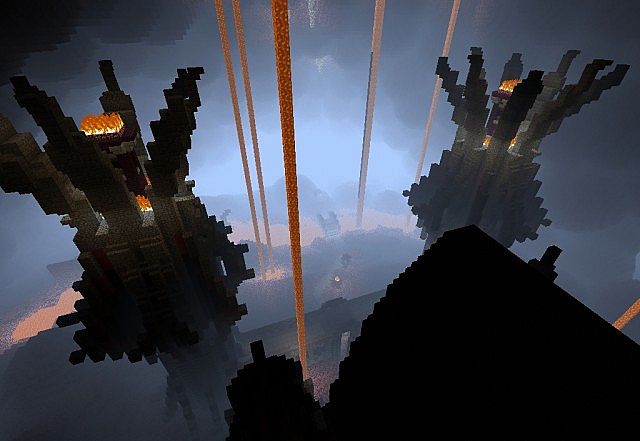 Epic Nether castle Minecraft Map