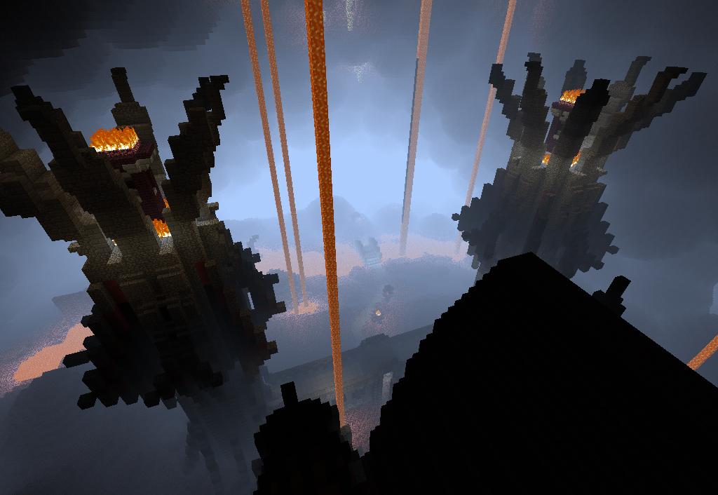 Epic Nether castle Minecraft Map