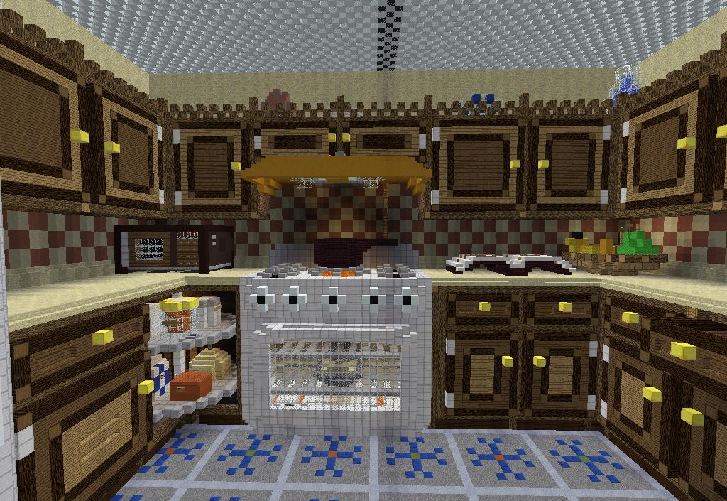 Giant Kitchen Minecraft Map