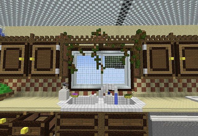 Giant Kitchen Minecraft Map