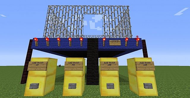 [Minecraft] Trampoline Minecraft Map