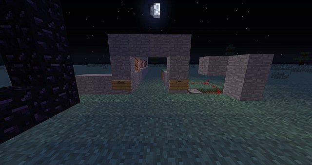 Command block gates Minecraft Map