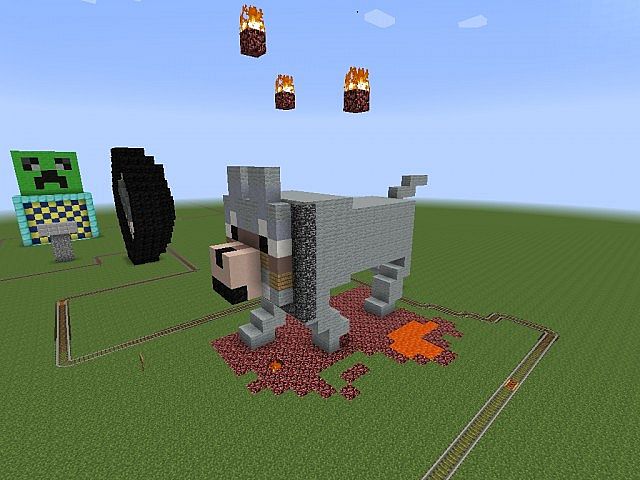 3d art ~DOG~ Minecraft Project
