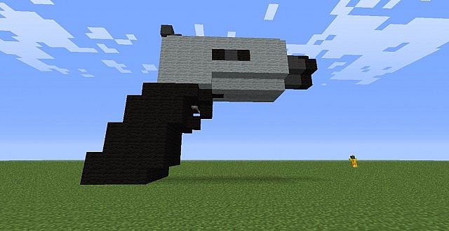 Working Pistol Minecraft Map