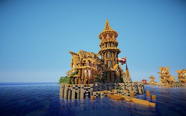 Medieval Themed Lighthouse | EB Minecraft Map