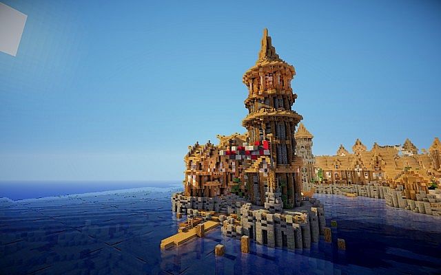 Medieval Themed Lighthouse | EB Minecraft Map