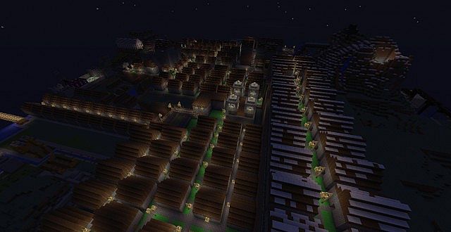 huge village Minecraft Map