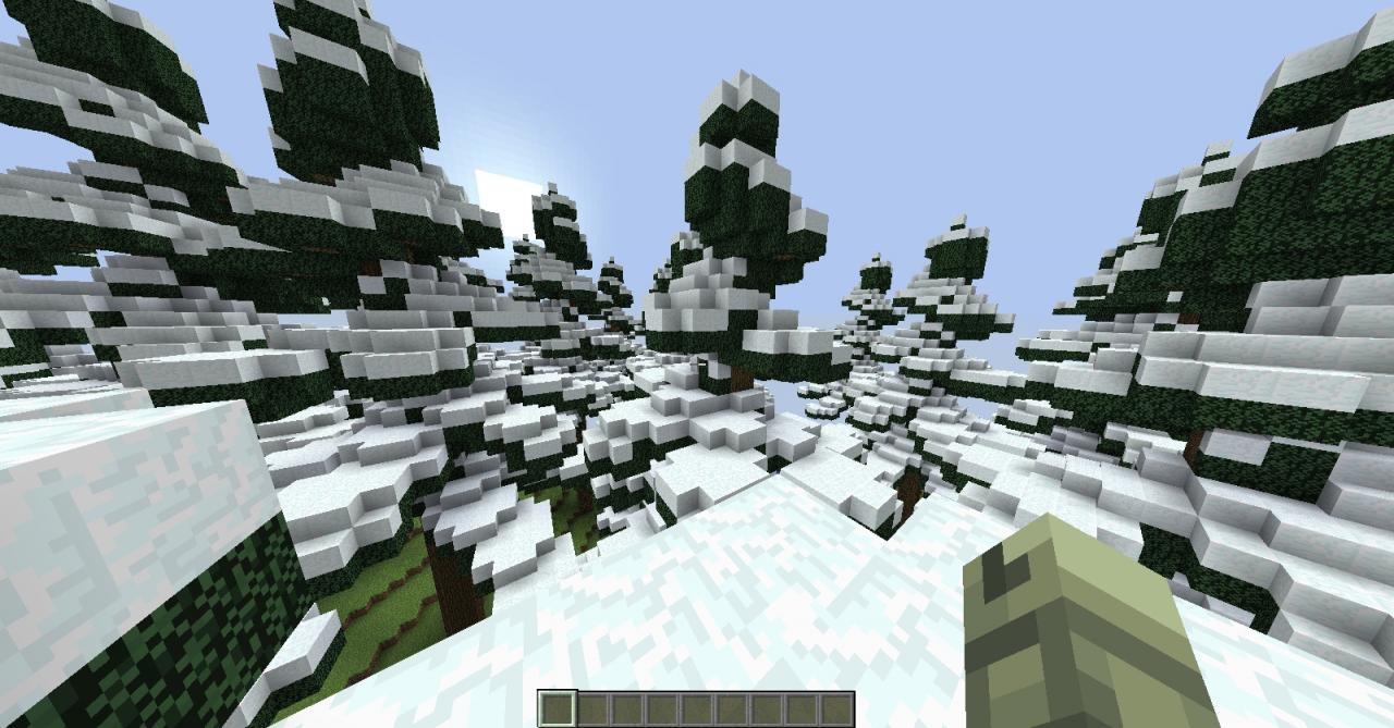 Real Taiga (800x800 Block !) Minecraft Map