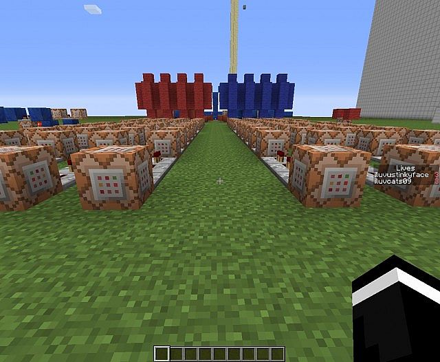 Red and Blue PvP Minecraft Map