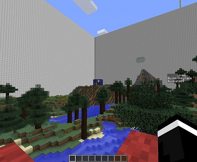 Red and Blue PvP Minecraft Map