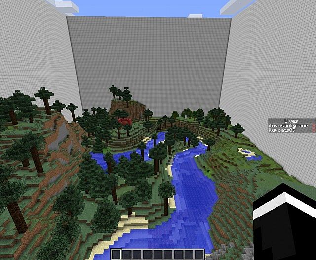 Red and Blue PvP Minecraft Map