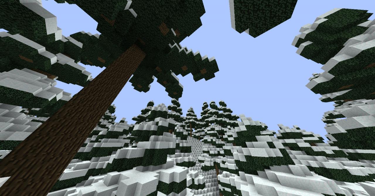 Real Taiga (800x800 Block !) Minecraft Map