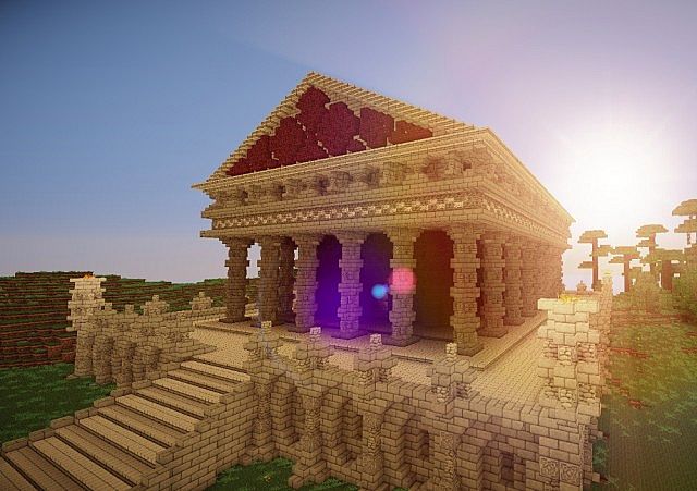 Temple of Prometheus Minecraft Map
