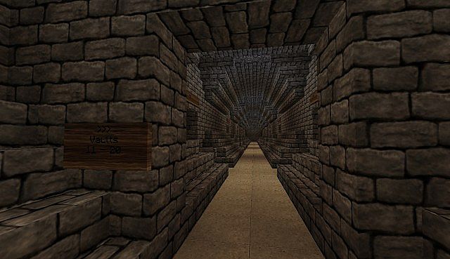 [Huge 20 Vault Bank] with LCD Screen! Minecraft Map