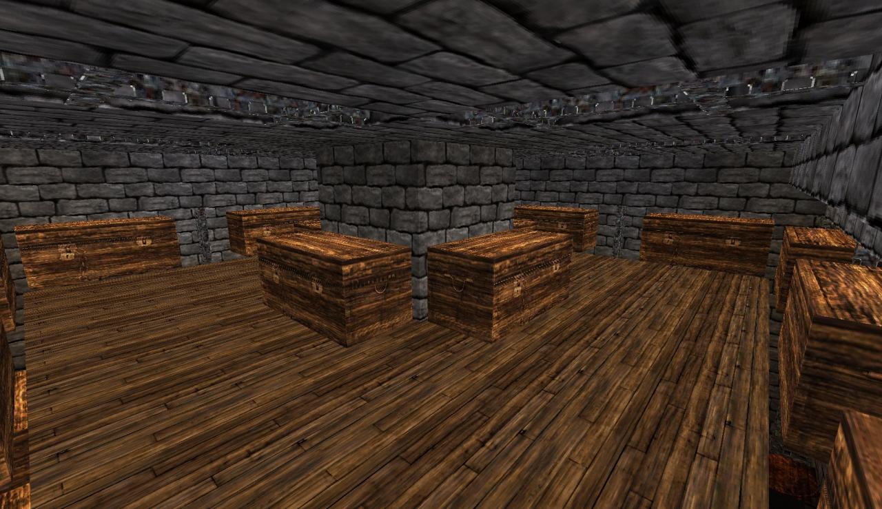 [Huge 20 Vault Bank] with LCD Screen! Minecraft Map