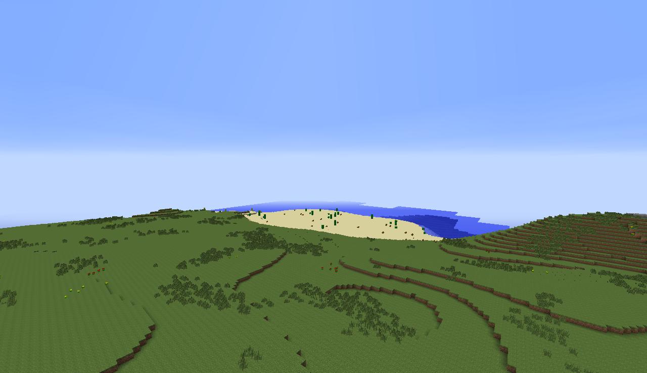 Awesome costum landscape (World Painter) Minecraft Map