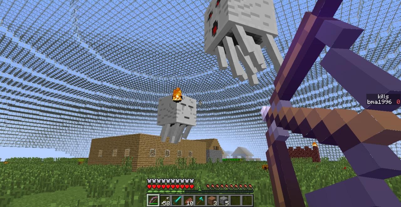 Survive the Ghast (mini-game) Minecraft Map