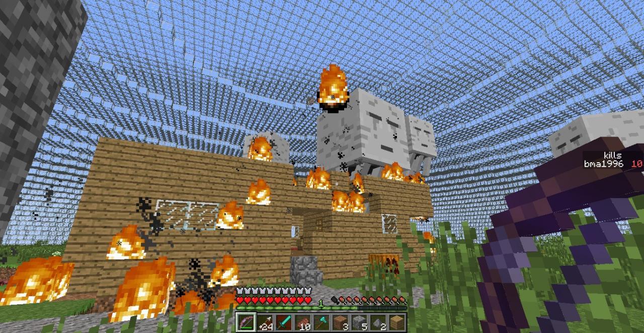 Survive the Ghast (mini-game) Minecraft Map