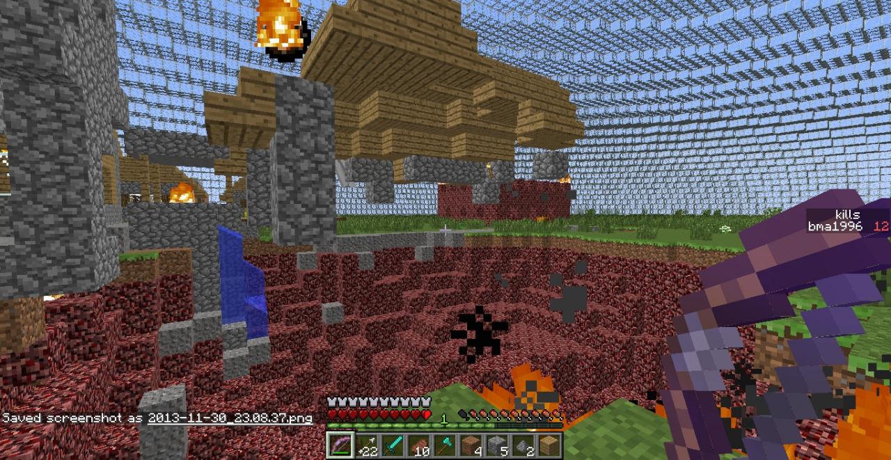 Survive the Ghast (mini-game) Minecraft Map