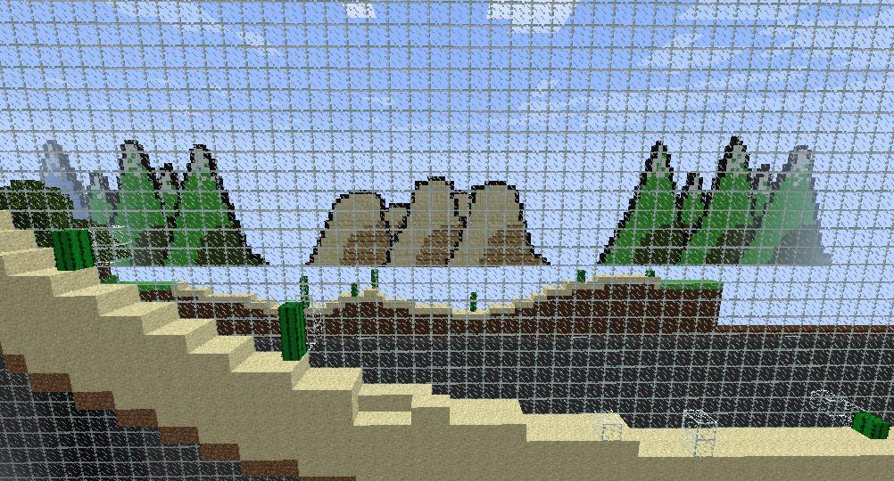 SideCraft (Side-scrolling Minecraft) v0.3.9.1 Minecraft Map