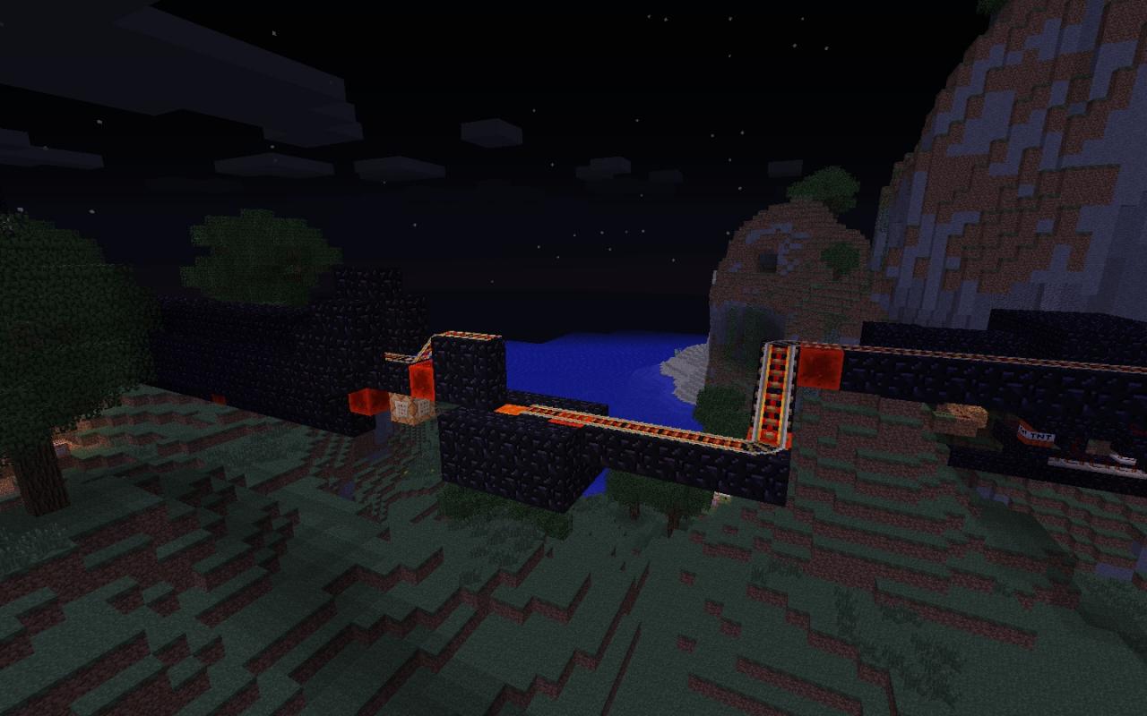 Terror Toaster! A roller coaster Minecraft Map