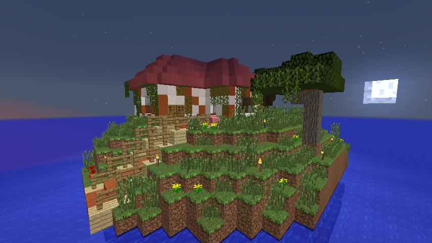 Lonely house in the sea? :( Minecraft Map