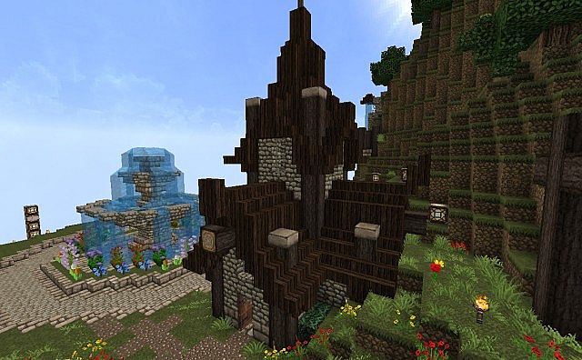 Amplified Steampunk Village Minecraft Map