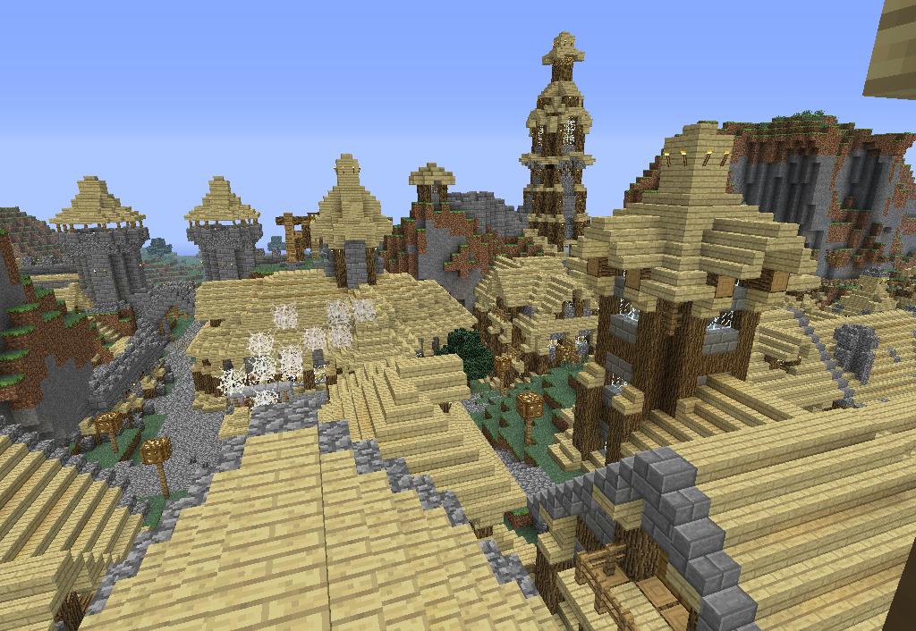 Minecraft epic Medieval Village by simms98 Minecraft Map